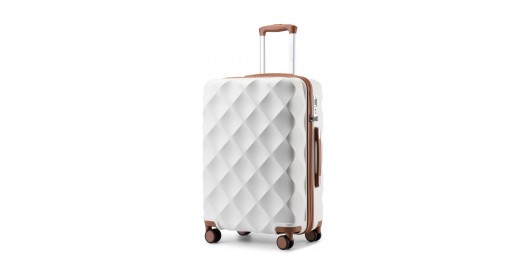 K2395L - British Traveller 24 Inch Ultralight ABS And Polycarbonate ...