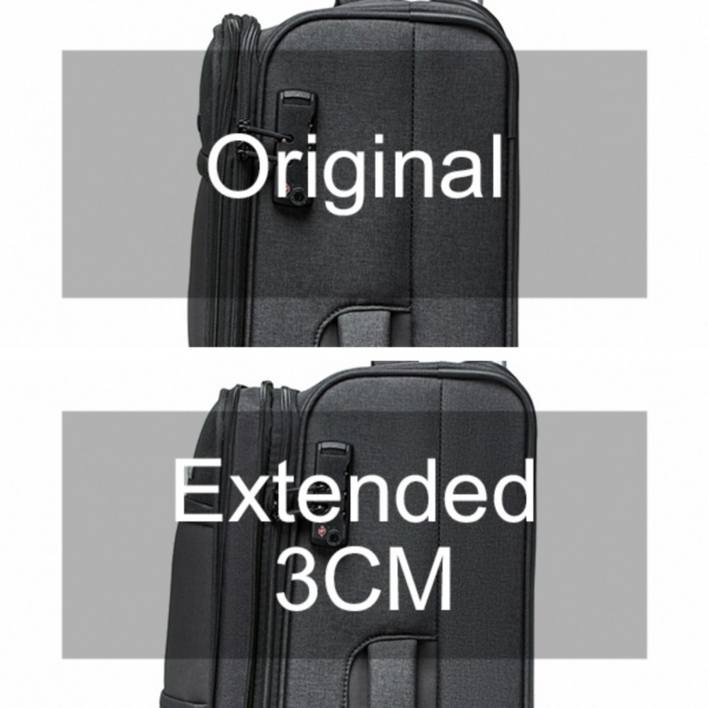 K2397L - British Traveller 3-Piece Lightweight Soft Shell Luggage Set ...