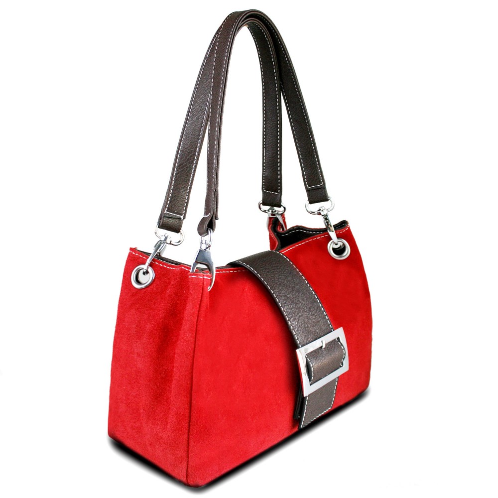 Ladies Red Suede Handbags at Raymond Guercio blog