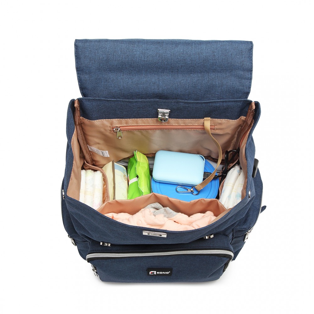 E1976 - Kono Travel Baby Changing Backpack with USB Charging Interface ...