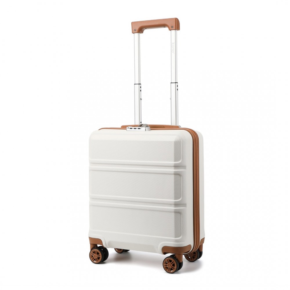 K1871-1L - Kono ABS 16 Inch Sculpted Horizontal Design Cabin Luggage ...