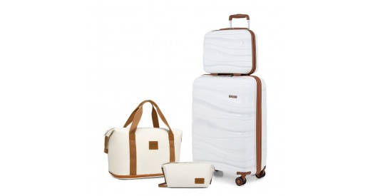 K2094L+EA2212 - Kono 20 Inch Polypropylene Cabin Size Suitcase Included ...