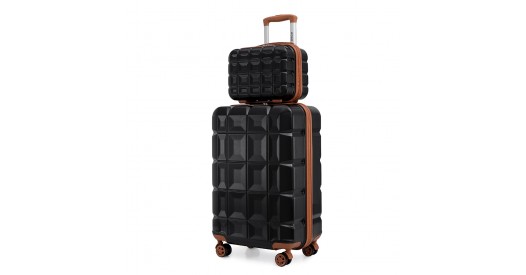 K2292L - Kono 13/20 Inch Lightweight Hard Shell ABS Cabin Suitcase With ...