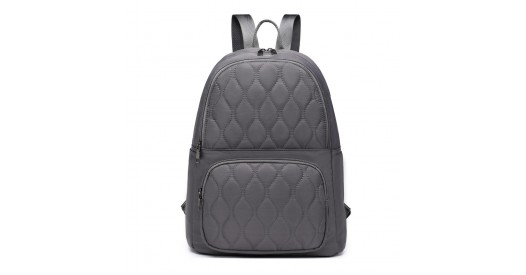 LB2250 - Miss Lulu Casual Lightweight Ladies Backpack - Grey